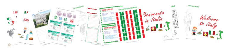 Italy for Kids - Italy Adventure and FREE Italy Printables