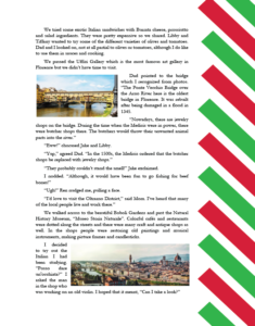 ITALY ADVENTURE: printed 56pg full-color activity book plus 112pg novel ...