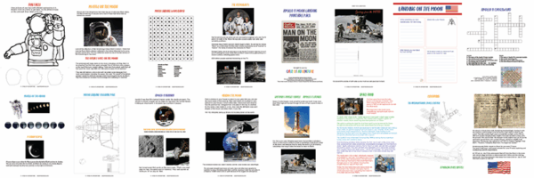 FREE Apollo 11 Moon Landing Printable Pack - Case of Adventure