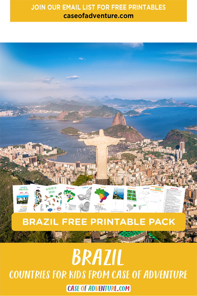 FREE Brazil Printable Pack - Case of Adventure