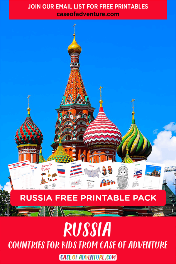 FREE Russia Printable Pack - Case of Adventure