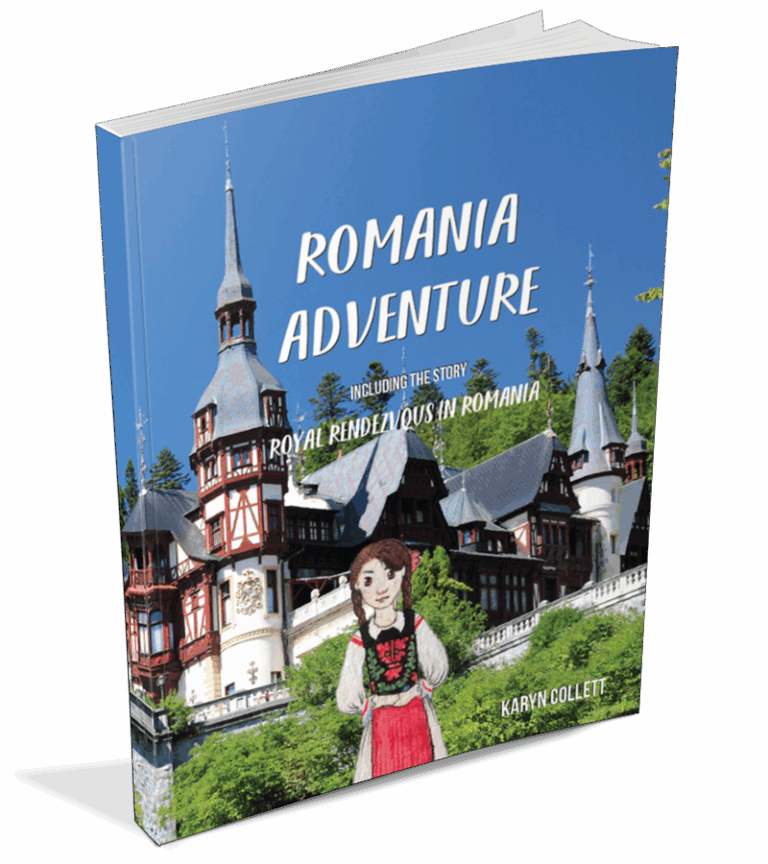 ROMANIA ADVENTURE: printed 40pg full-color activity book plus 110pg ...